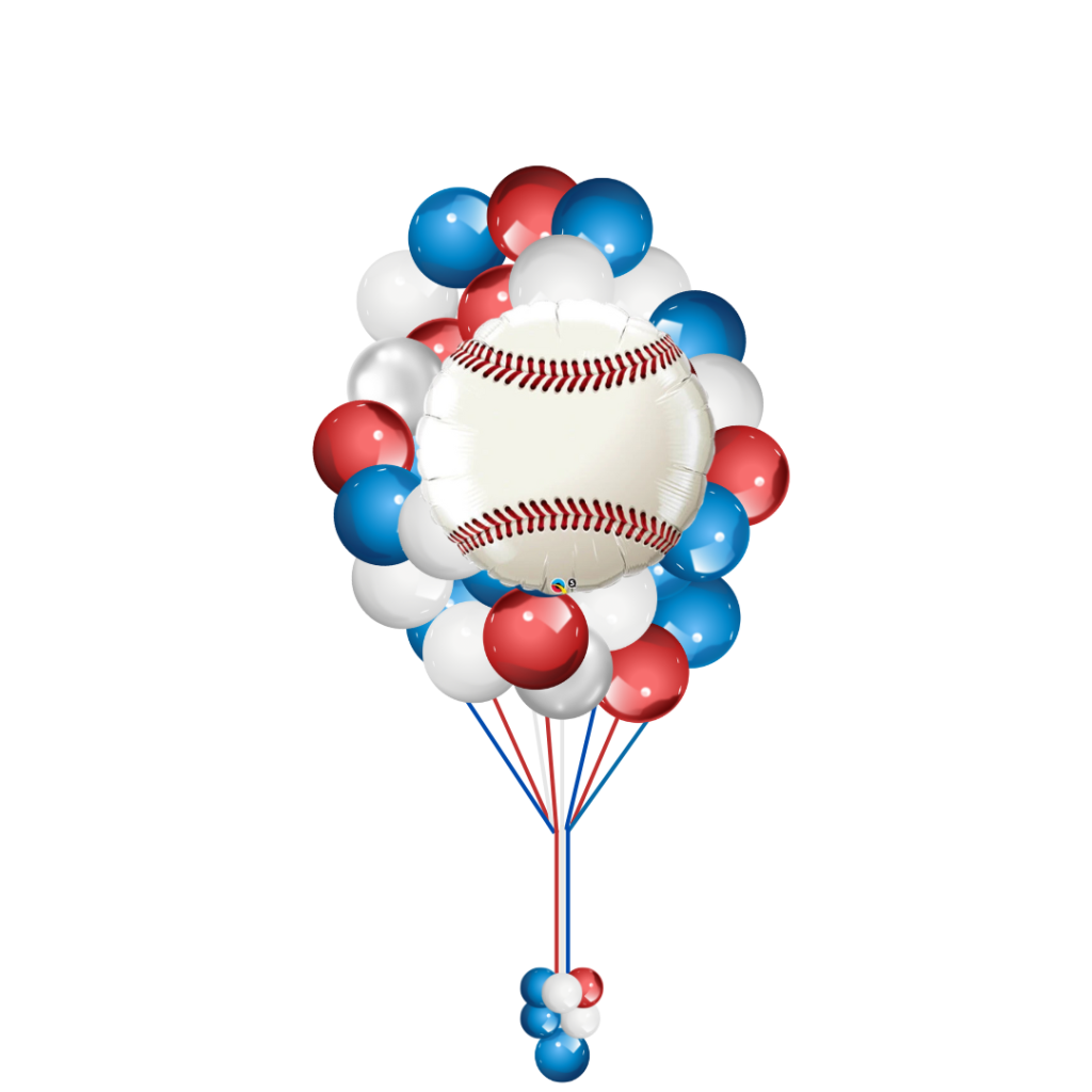 Baseball Up Bouquet - BalloonZilla
