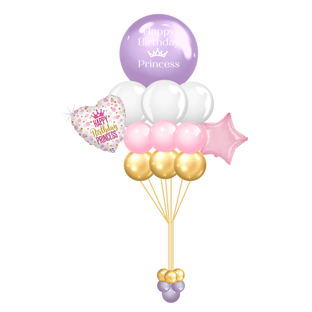 Princess Small Bouquet - BalloonZilla