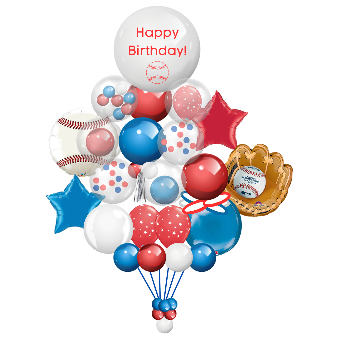 Baseball Giant Specialty Bouquet - BalloonZilla