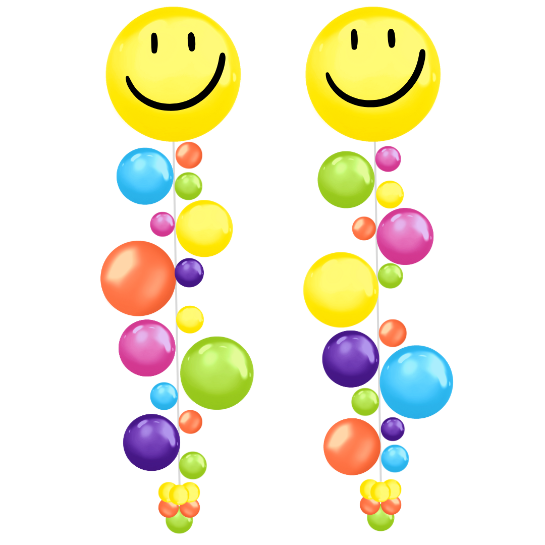 Get Well Bubble Strands (Pair) - BalloonZilla