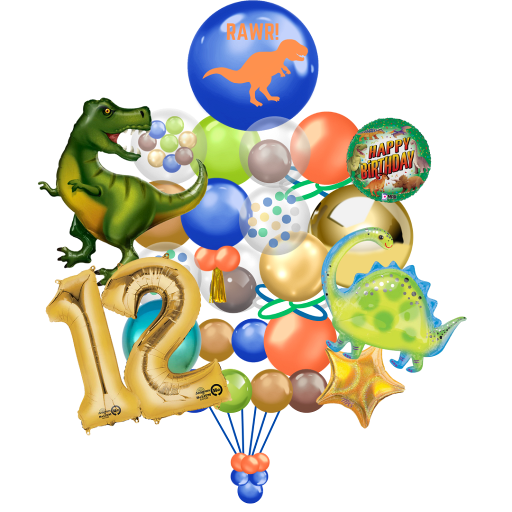 Dinosaurs Giant Specialty Bouquet - BalloonZilla