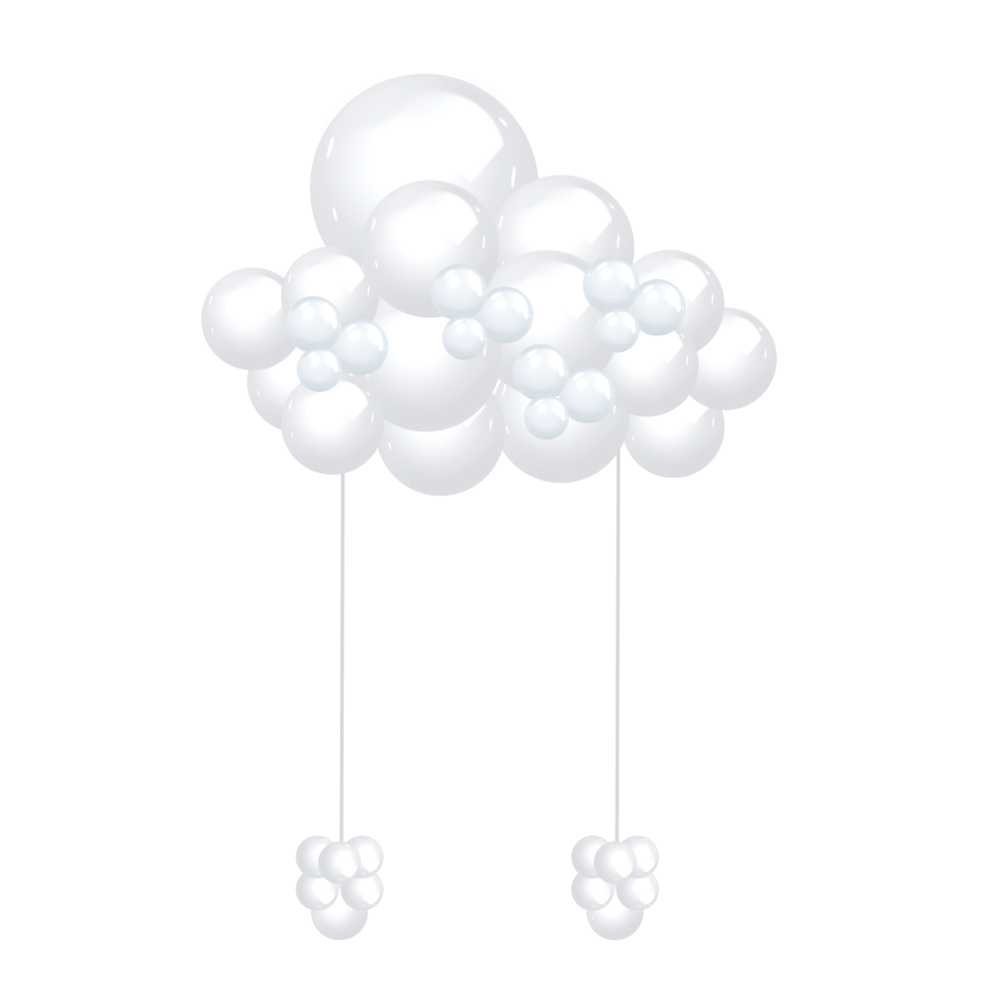 White Cloud - Simple - BalloonZilla