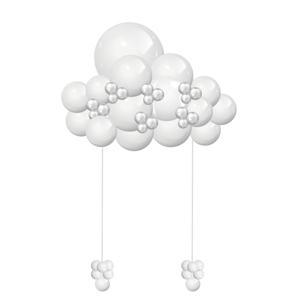 White Cloud - Simple - BalloonZilla