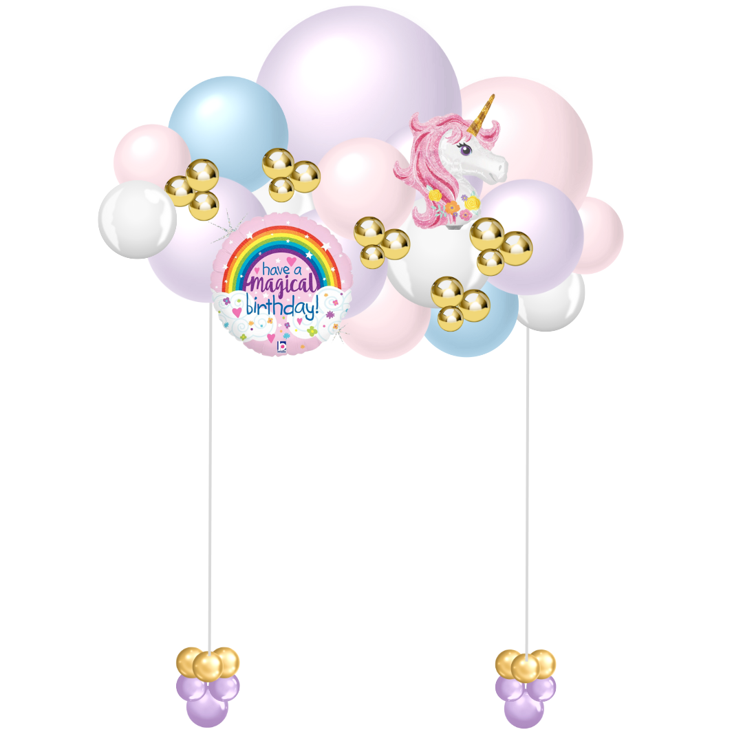 Pastel Unicorn Cloud - Fancy - BalloonZilla