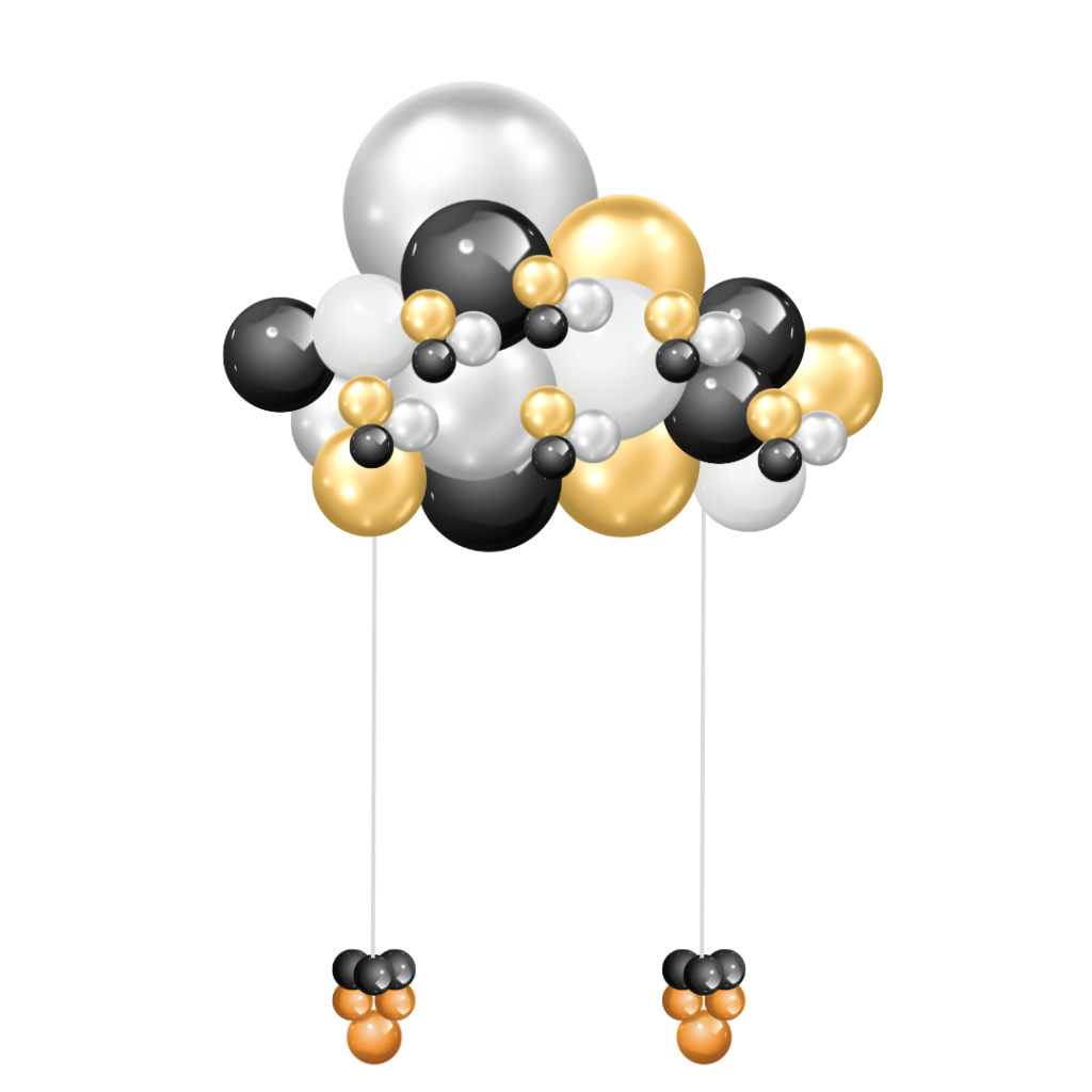 New Year's Eve Bubble Strands (Pair) - BalloonZilla
