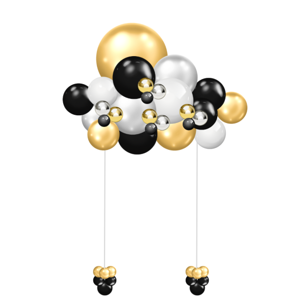 New Year's Eve Bubble Strands (Pair) - BalloonZilla