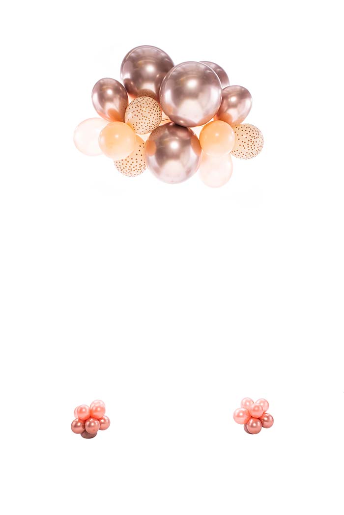Rose Gold Cloud - Simple - BalloonZilla