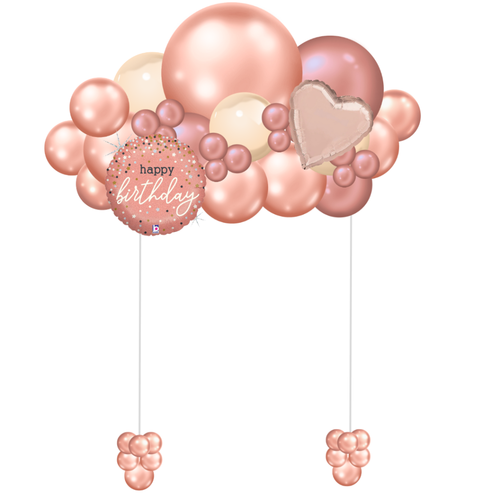 Rose Gold Cloud - Fancy - BalloonZilla