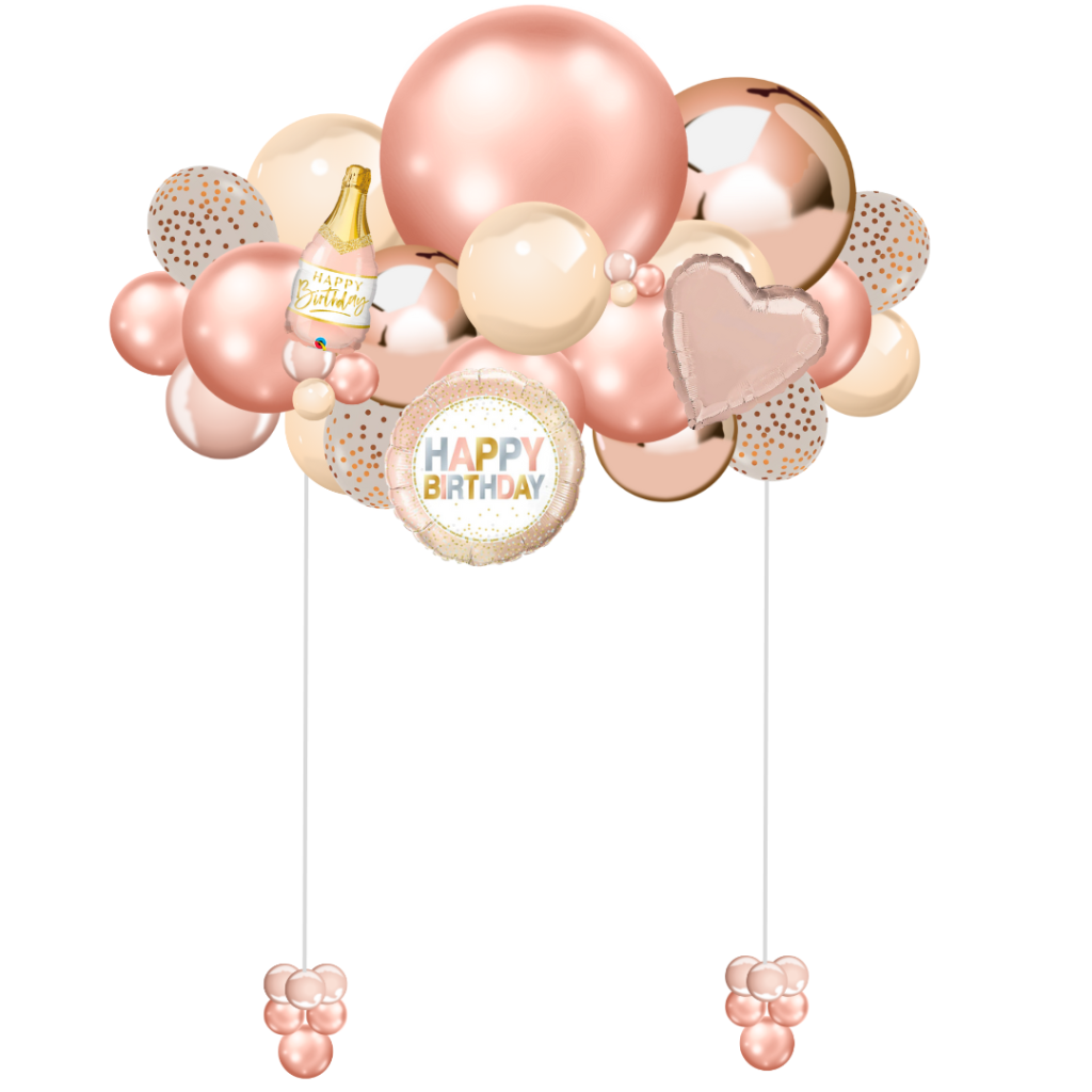 Rose Gold Cloud - Fancy - BalloonZilla