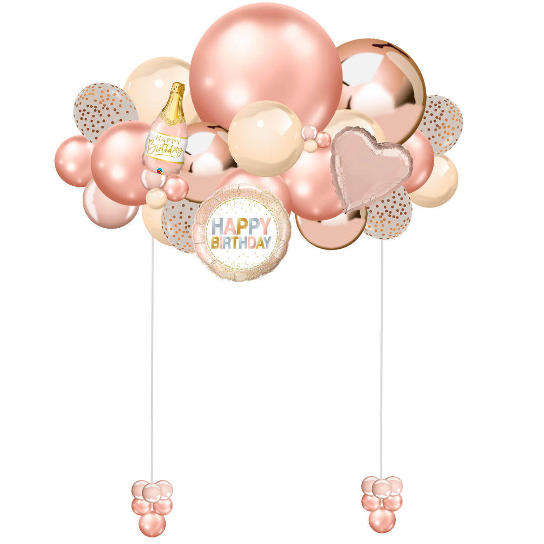 Rose Gold Cloud - Fancy - BalloonZilla