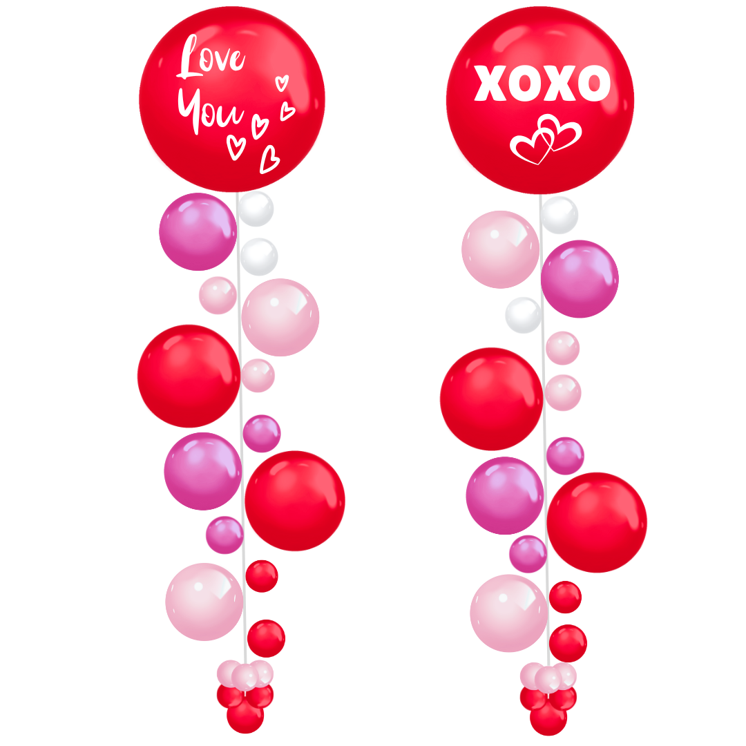 True Love Bubble Strands (Pair) - BalloonZilla