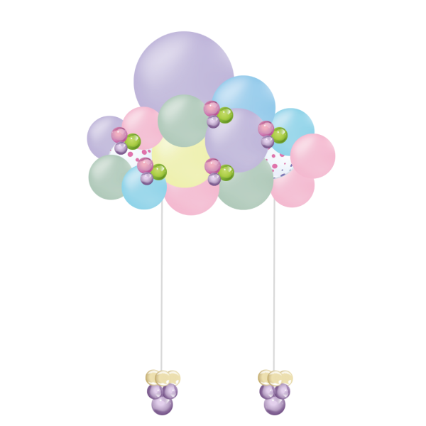 Easter Bubble Strands (Pair) - BalloonZilla
