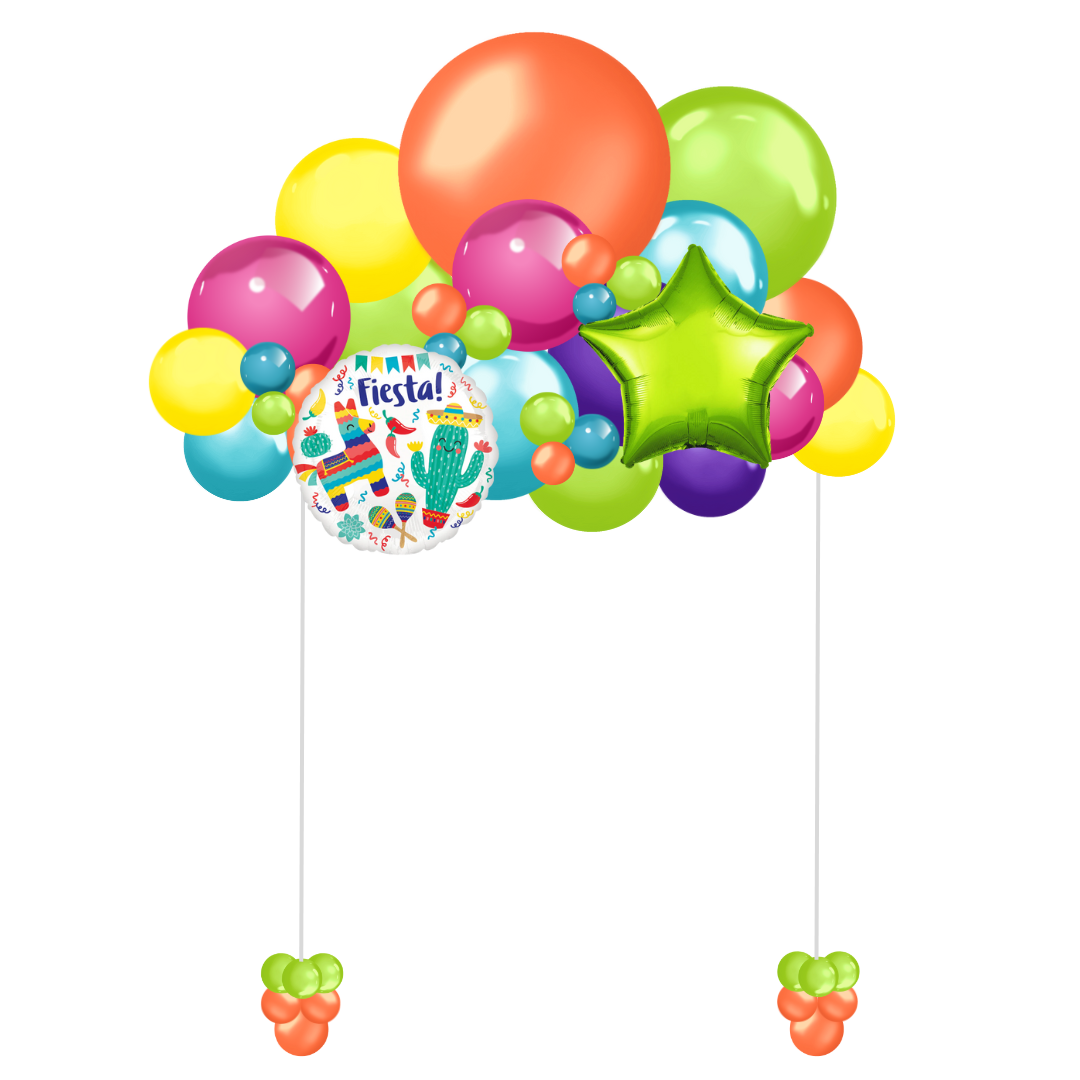 Fiesta Bubble Strands (Pair) - BalloonZilla