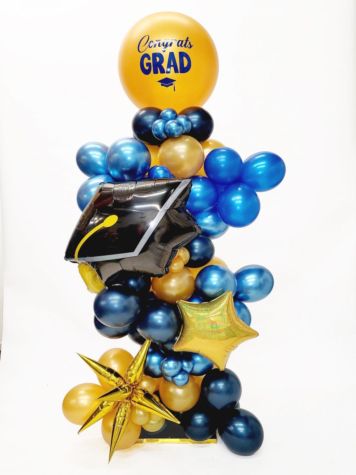 Congrats Grad Column - Fancy (Pair) - BalloonZilla