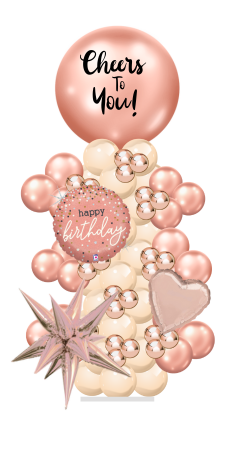Rose Gold Garland - Simple - BalloonZilla