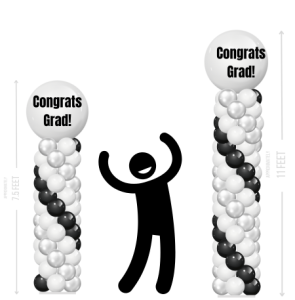 Class of 2026 Column - Spiral (Single) - BalloonZilla