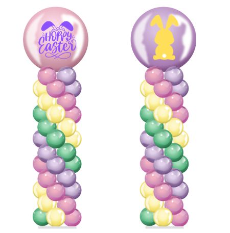Easter Column - Spiral (Pair) - BalloonZilla