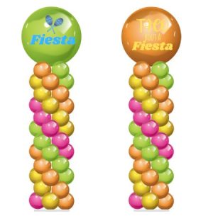 Fiesta Column - Spiral (Pair) - BalloonZilla