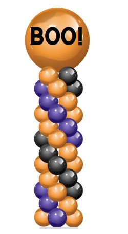 Halloween Column - Spiral (Single) - BalloonZilla