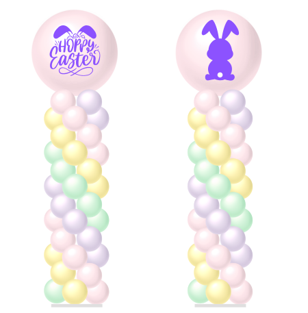 Easter Column - Spiral (Pair) - BalloonZilla