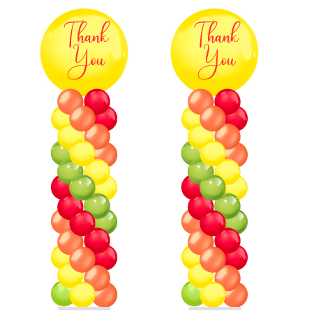 Thank You Column - Spiral (Pair) - BalloonZilla