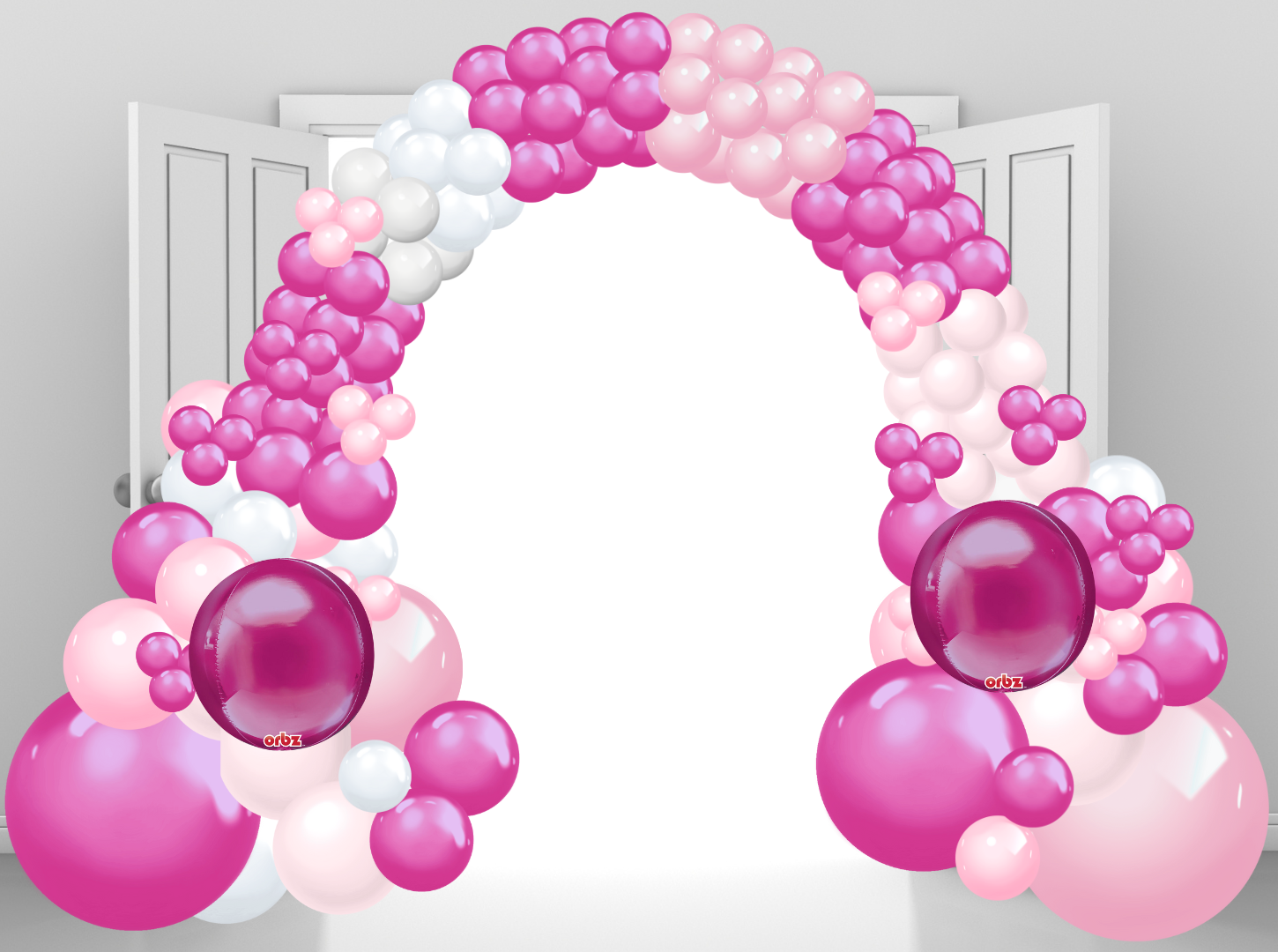 Minnie Mouse Organic Arch - 20ft - BalloonZilla