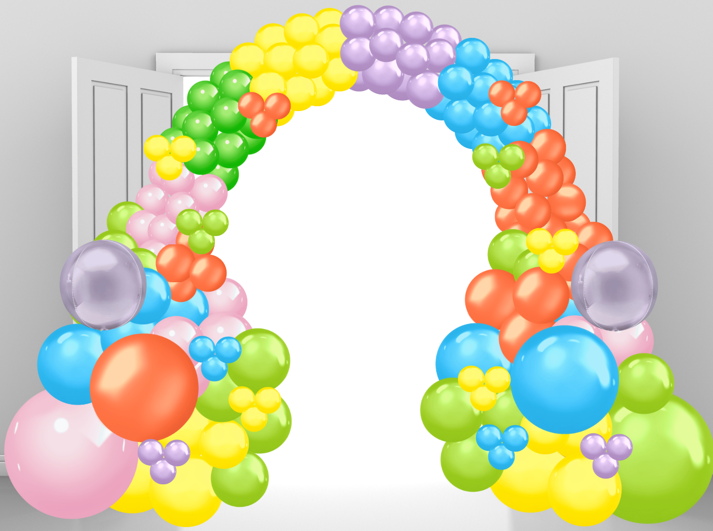 Springtime Organic Arch - 20ft - BalloonZilla