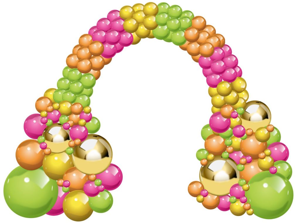 Fiesta Organic Arch - 20ft - BalloonZilla