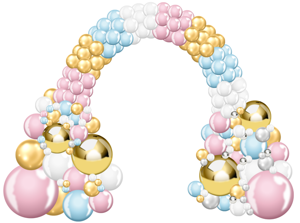 Princess Organic Arch - 20ft - BalloonZilla