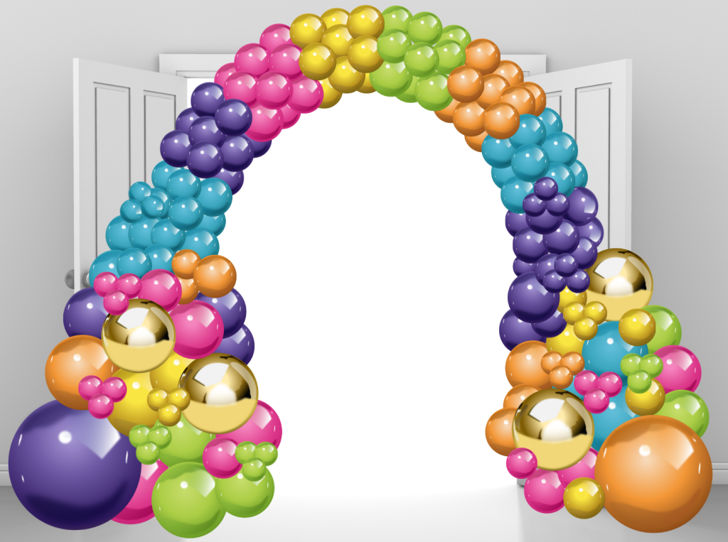 Fiesta Organic Arch - 20ft - BalloonZilla