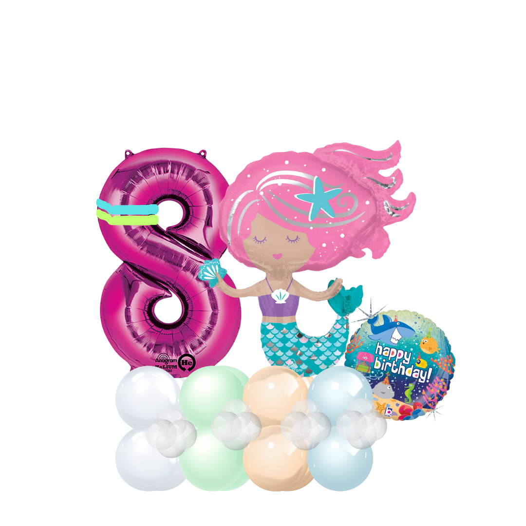 Mermaid Marquis Balloon Sculpture - Simple - BalloonZilla Arizona