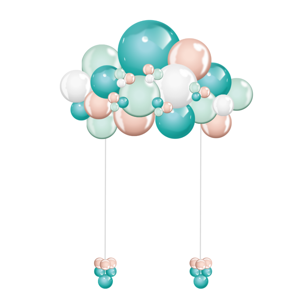 Mermaid Cloud - Simple - BalloonZilla