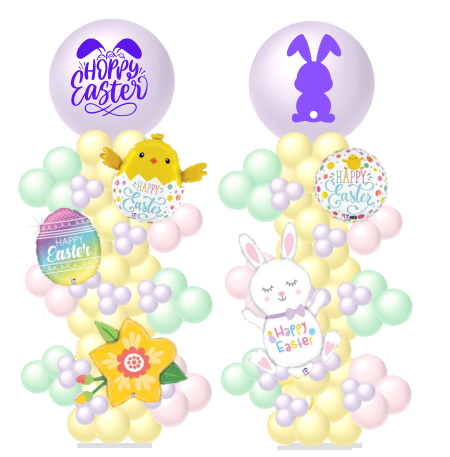 Easter Column - Fancy (Pair) - BalloonZilla