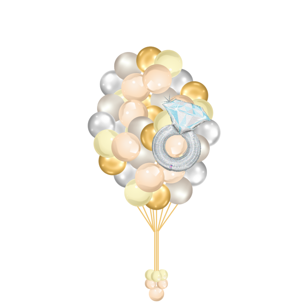 Marry Me Bubble Strands (Pair) - BalloonZilla