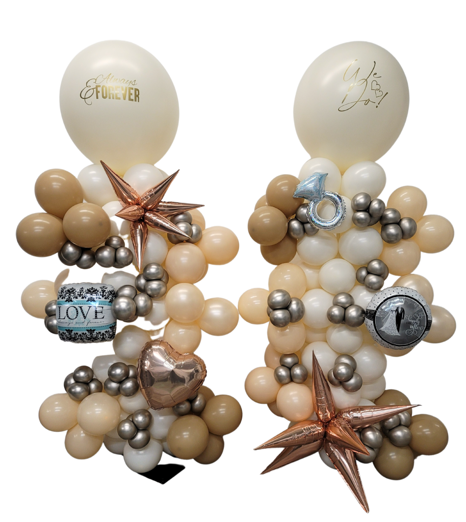 Marry Me Column - Fancy (Pair) - BalloonZilla