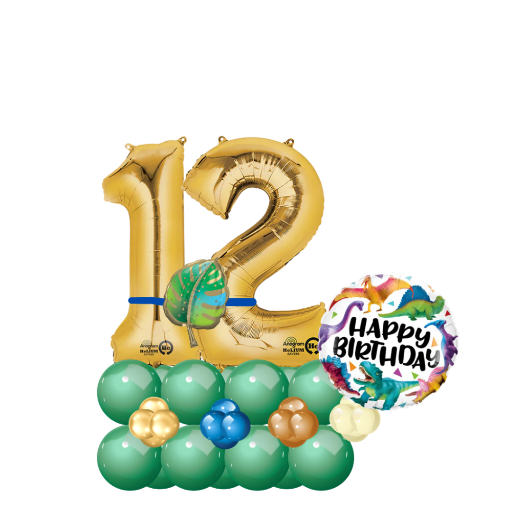 Dinosaurs Marquis Balloon Sculpture - Simple - BalloonZilla