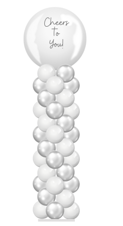 White Cloud - Simple - BalloonZilla