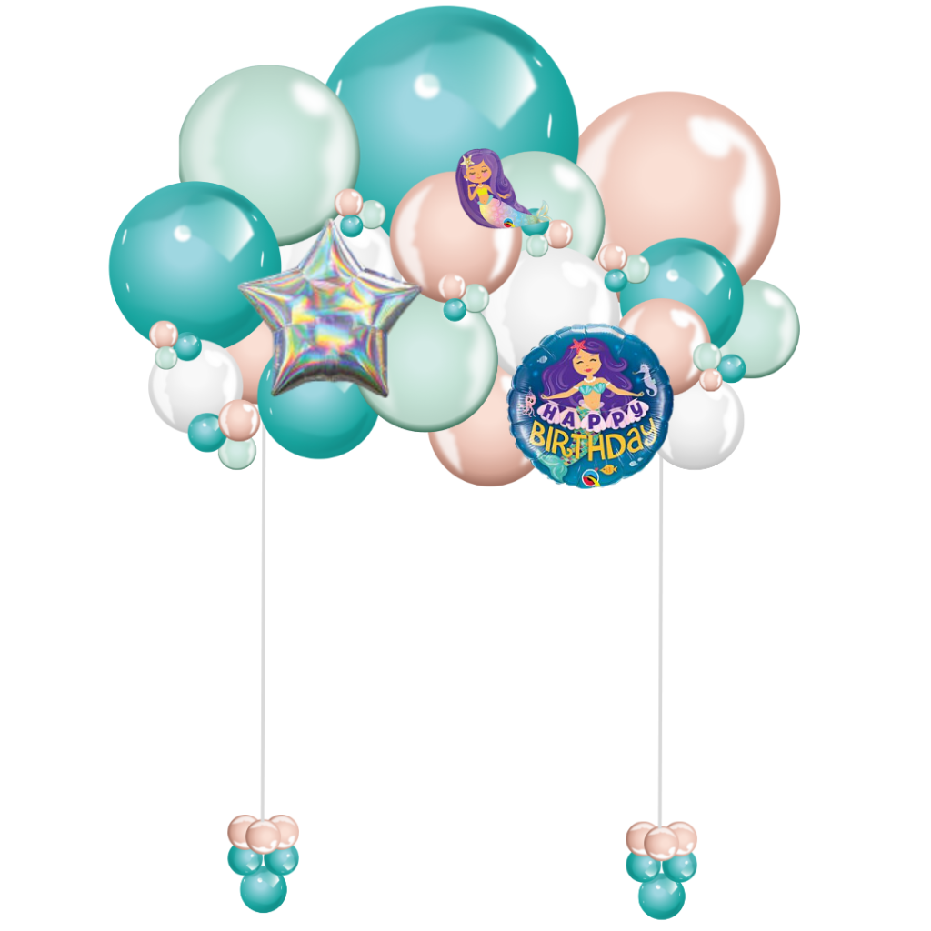 Mermaid Cloud - Fancy - BalloonZilla