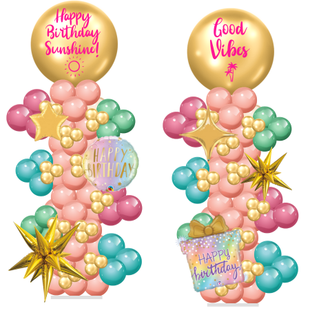 California Vibes Column - Fancy (Pair) - BalloonZilla