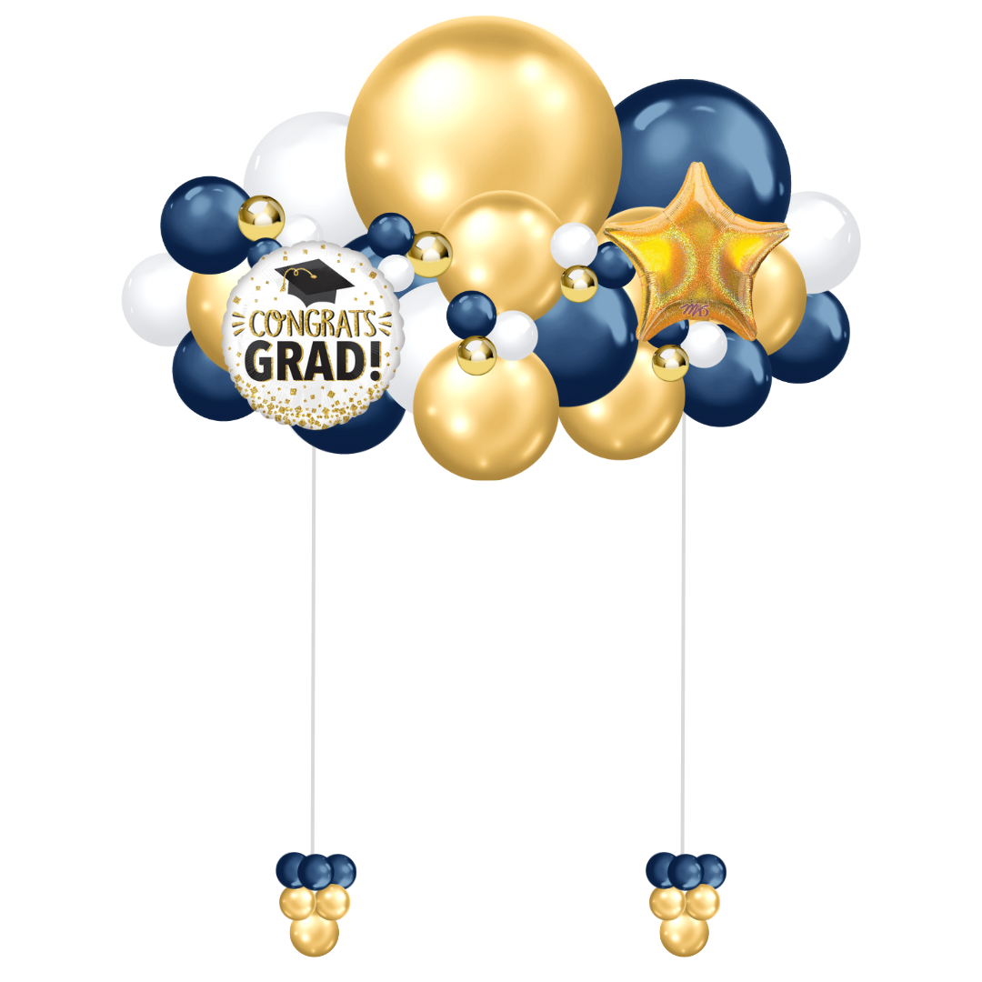 Congrats Grad Cloud - Fancy - BalloonZilla