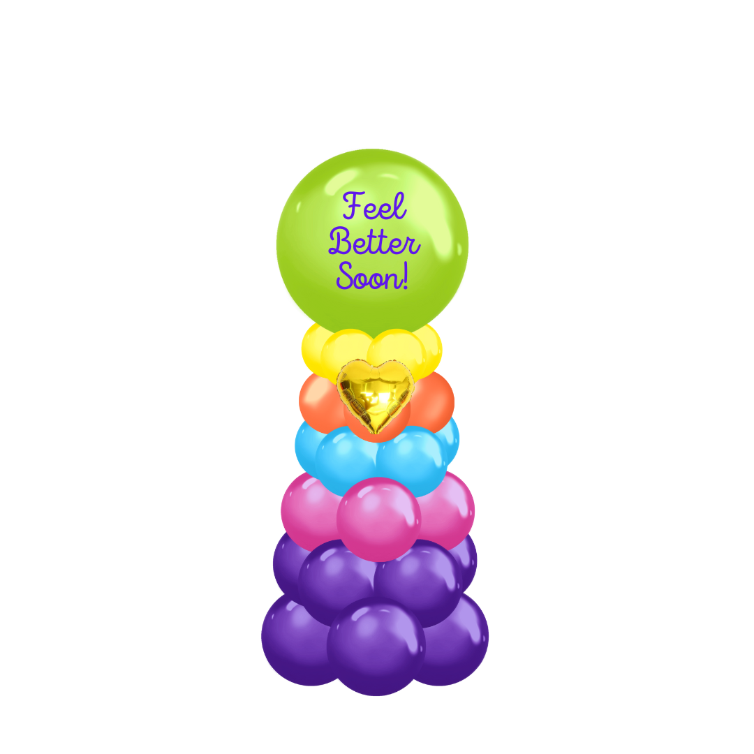 Get Well Small Column - BalloonZilla