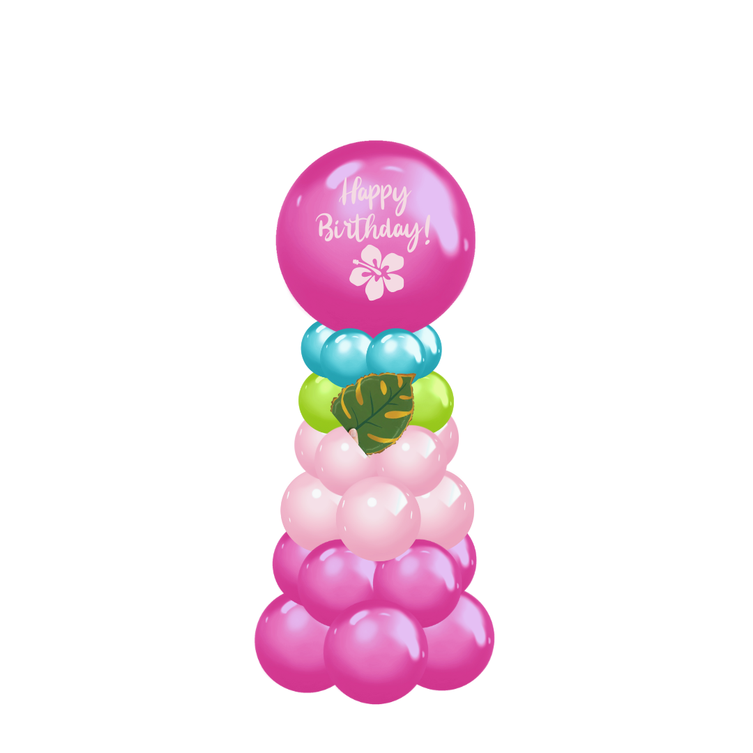 Let's Flamingle Small Column - BalloonZilla