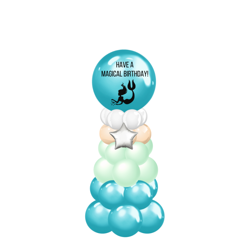 Mermaid Small Column - BalloonZilla