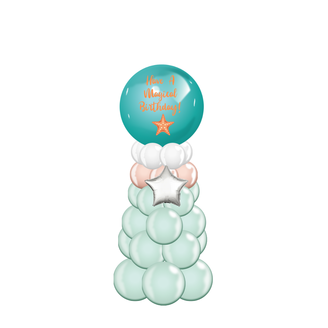 Mermaid Small Column - BalloonZilla