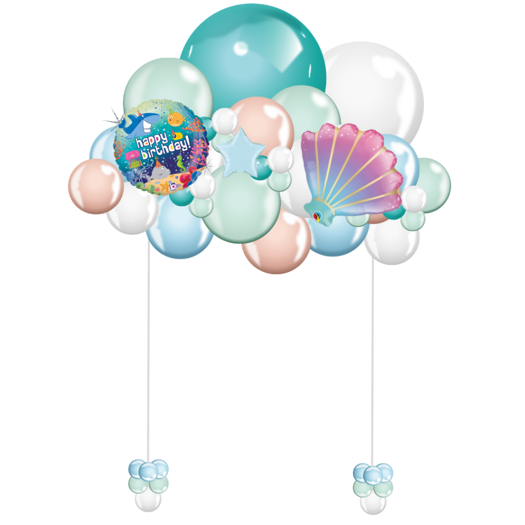 Mermaid Cloud - Fancy - BalloonZilla