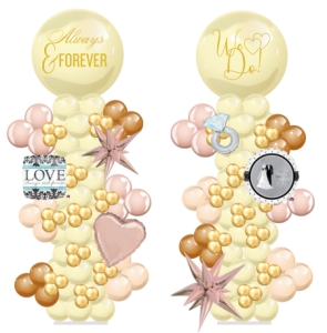 Marry Me Column - Fancy (Pair) - BalloonZilla