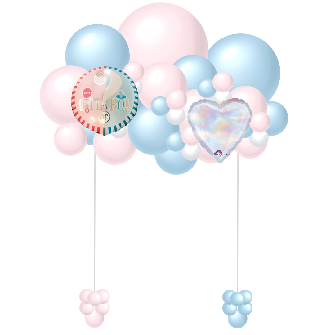 Gender Reveal Cloud - Fancy - BalloonZilla