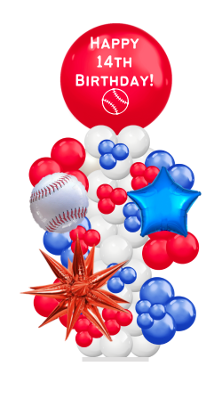 Baseball Column - Fancy (Single) - BalloonZilla