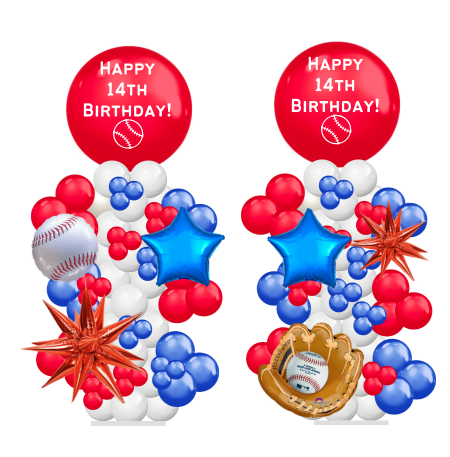 Baseball Hit a Home Run - Themed Balloon Decorations