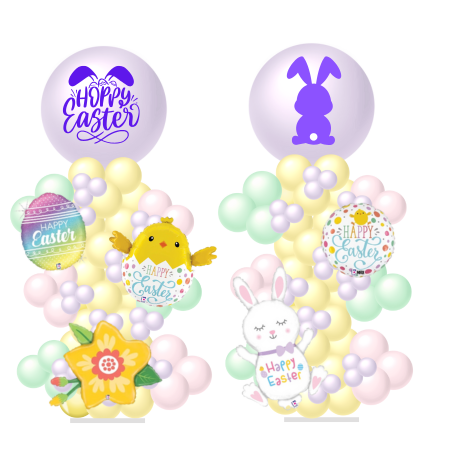 Easter Column - Fancy (Pair) - BalloonZilla